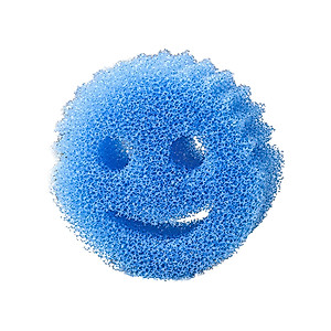 Funny Scratch Dish Sponge & Made with Polymer Foam, Remove Stain & Odor Honeycomb Sponge, 1pc Durable Household Kitchen Cleaning Cotton