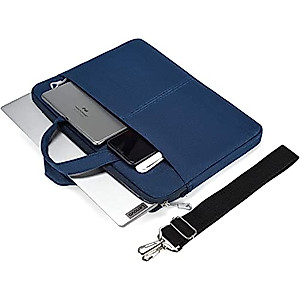 14-15 Inch Laptop Shoulder Bag for Acer Chromebook 14/HP Chromebook 14/Lenovo Chromebook 14, Asus Vivobook 14/Asus Zenbook 14, HP Chromebook x360 14, Lenovo Dell ASUS Acer HP 14 Laptop Case, Navy Blue