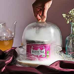 Kusmi Tea - Sweet Love Bio - Blend of Black Tea, Pink Pepper, Guarana & Spices - Organic Flavore Black Tea - 3.5 oz Loose Tea