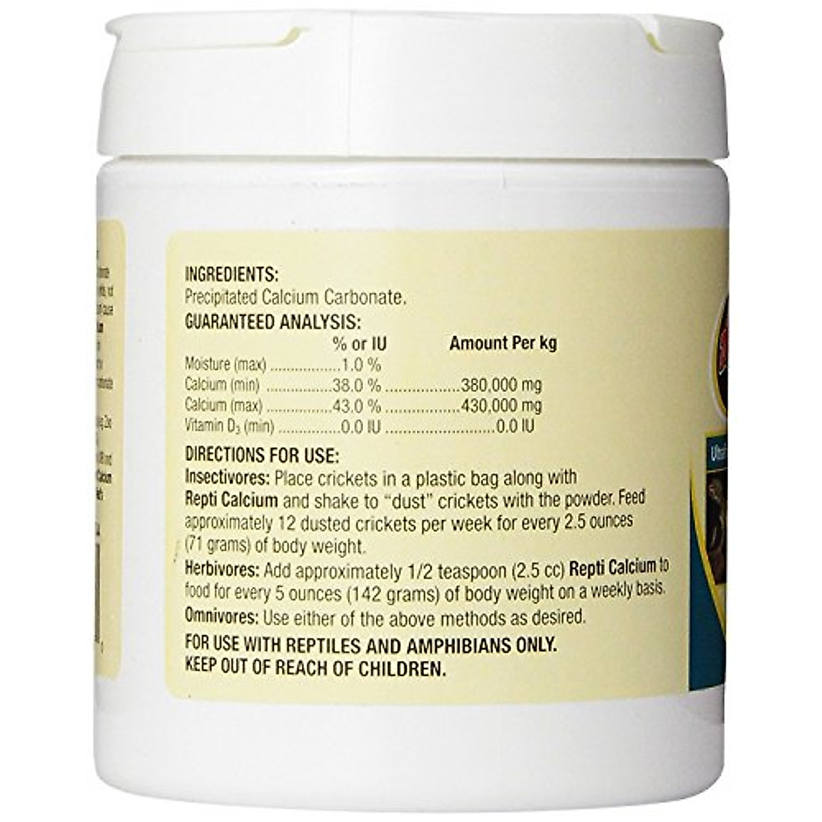 Zoo Med Reptile Calcium Without Vitamin D3 (8-Ounce / 3 Pack)