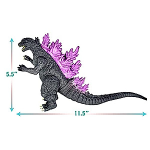 TwCare Godzilla Toy Action Figure: King of The Monsters, 2020 Movie Series Movable Joints Soft Vinyl, Carry Bag