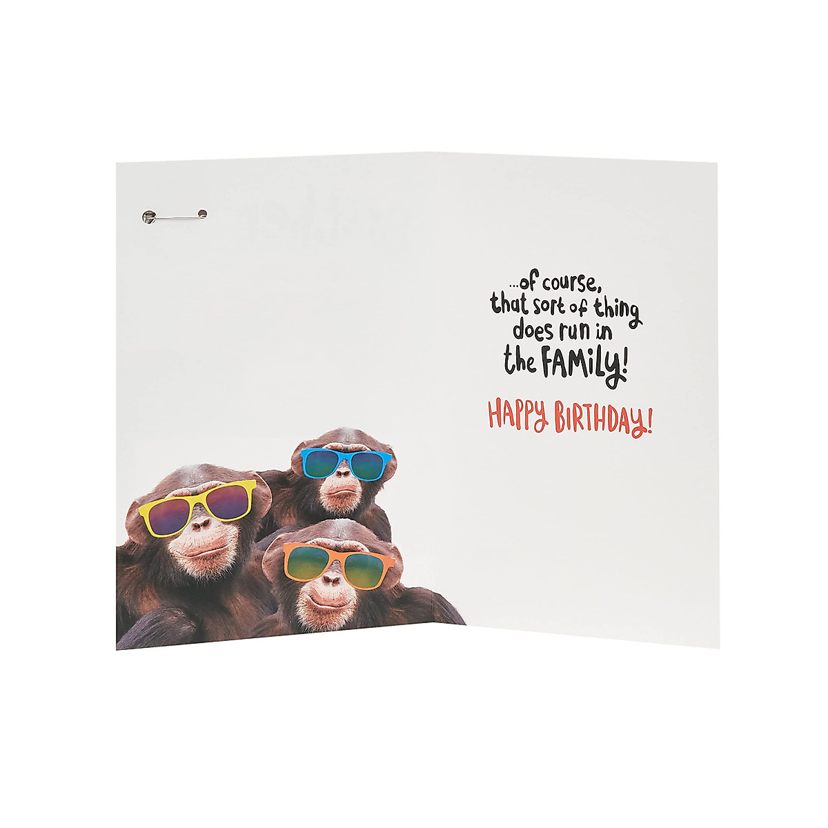 UK Greetings Birthday Card for Brother - Monkey Design, 137mm x 210mm