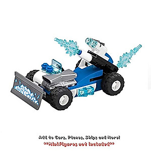LEGO Minifigure Super Heroes Marvel, DC Accessories - Power Blasts Energy Effect Elements Multipack (with Display Stand)