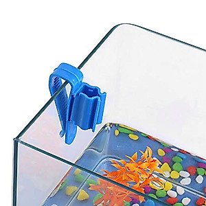 2Pcs Multifunction Plastic Adjustable Fish Tank Mounting Clip Water Pipe Tube Clamp Hose Holder Aquarium Hose Clamp