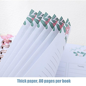 2023-2024 Planner - Planner Weekly and Monthly, 2 Year Monthly Planner with Monthly Tabs, 2023-2024 Calendar Planner with Twin-Wire Binding, Premium Paper, Flexible Cover, Check Box (Mint green)