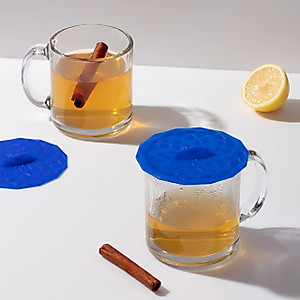 GIR: Get It Right Silicone Round Suction Lids - Heat Resistant Microwave Splatter Cover for Bowls, Plates, Pots - Oven, Fridge, and Freezer Safe - 12.5 Inches, Red