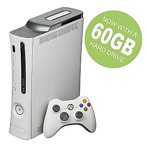 Microsoft Xbox 360 Go Pro Console Bundle (Original & Rare White Jasper)