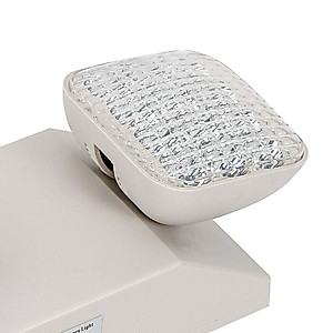 DONSU LED Emergency Lights,Two Head Adjustable Emergency Lighting Fixtures with Battery Backup,Commercial Emergency Exit Light Safety Lamp Emergency Exit Sign (6PCS)