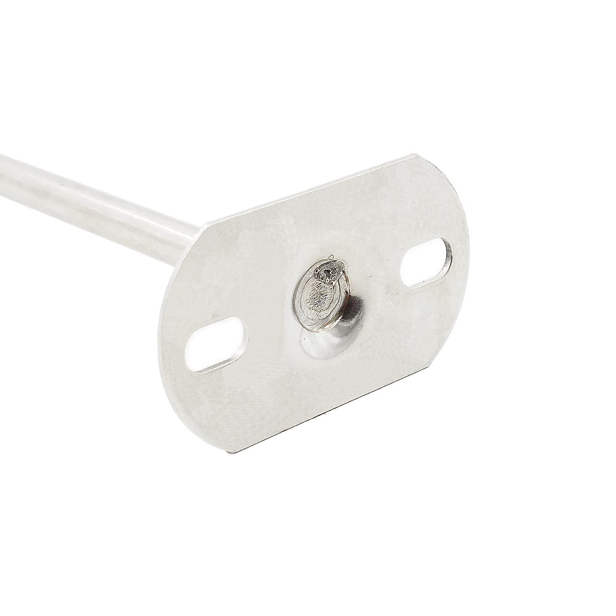 2 Pack Ceiling Mount Bracket, Stainless Steel Wardrobe Pipe Bracket Rod Holder Ceiling Holder, ULIFESTAR Shower Curtain Closet Wardrobe Rod Lever Support Holder Pipe Flange Socket 25x400mm/1x16''