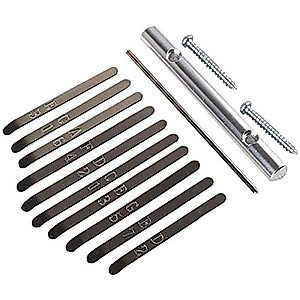 Jiayouy Kalimba Thumb Piano 10 Keys DIY Sets Bridge Saddle for Kalimba Thumb Piano Replacement Accessories