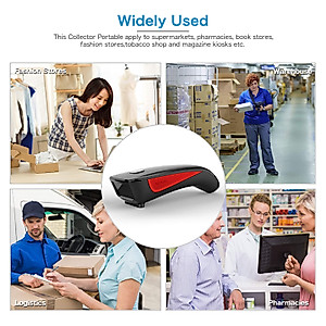 NETUM Bluetooth Mini 2D Barcode Scanner, 3-in-1 Pocket Automatic Wireless QR Bar Code Scanning Work with Windows, Android, iOS, Tablets or Computers - C990