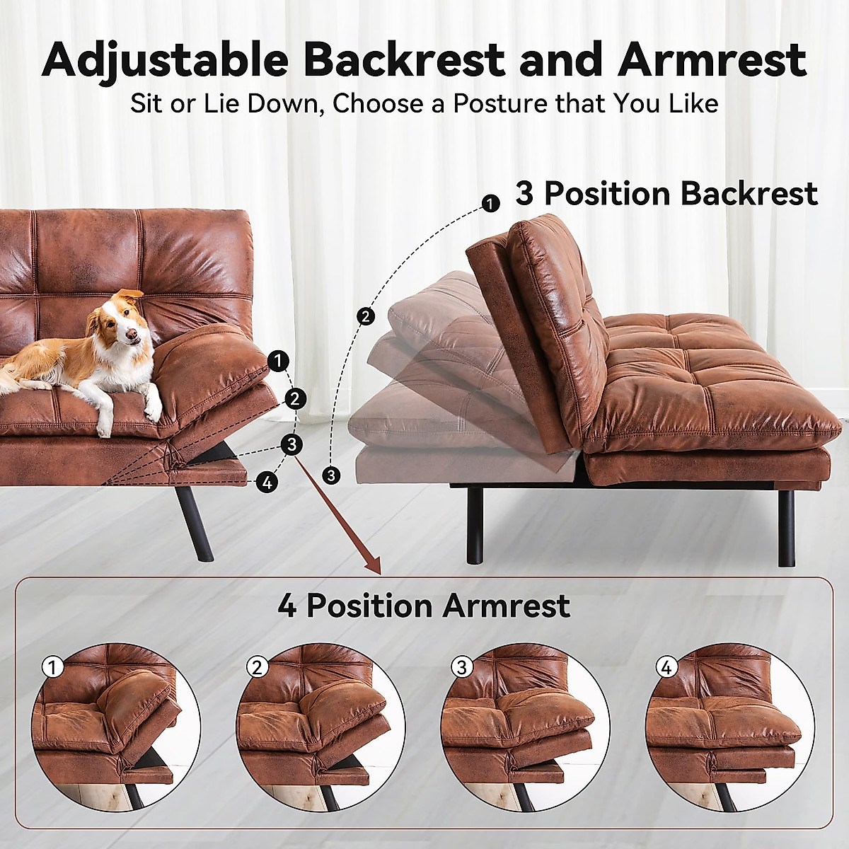 Hcore Sofa 267-8 Sofabed, Brown