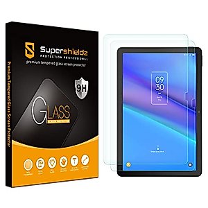 Supershieldz (2 Pack) Designed for TCL Tab 10 5G / TCL Tab 10s (10.1 inch) Screen Protector, [Tempered Glass] Anti Scratch, Bubble Free
