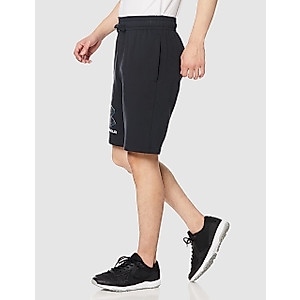 Under Armour Rival Fleece Graphic Shorts Black/White LG
