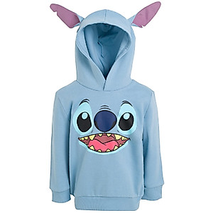 Disney Lilo & Stitch Little Boys Fleece Pullover Hoodie 6
