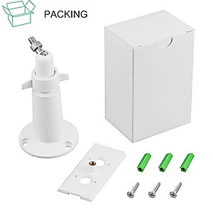 Metal Mount for Ring Spotlight Cam Battery, Adjustable Indoor/Outdoor Sturdy Mount by ALERTCAM (1 Pack)