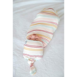 Copper Pearl Large Premium Knit Baby Swaddle Receiving Blanket Belle