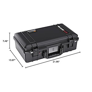 Pelican Air 1525 Case with Foam - Black