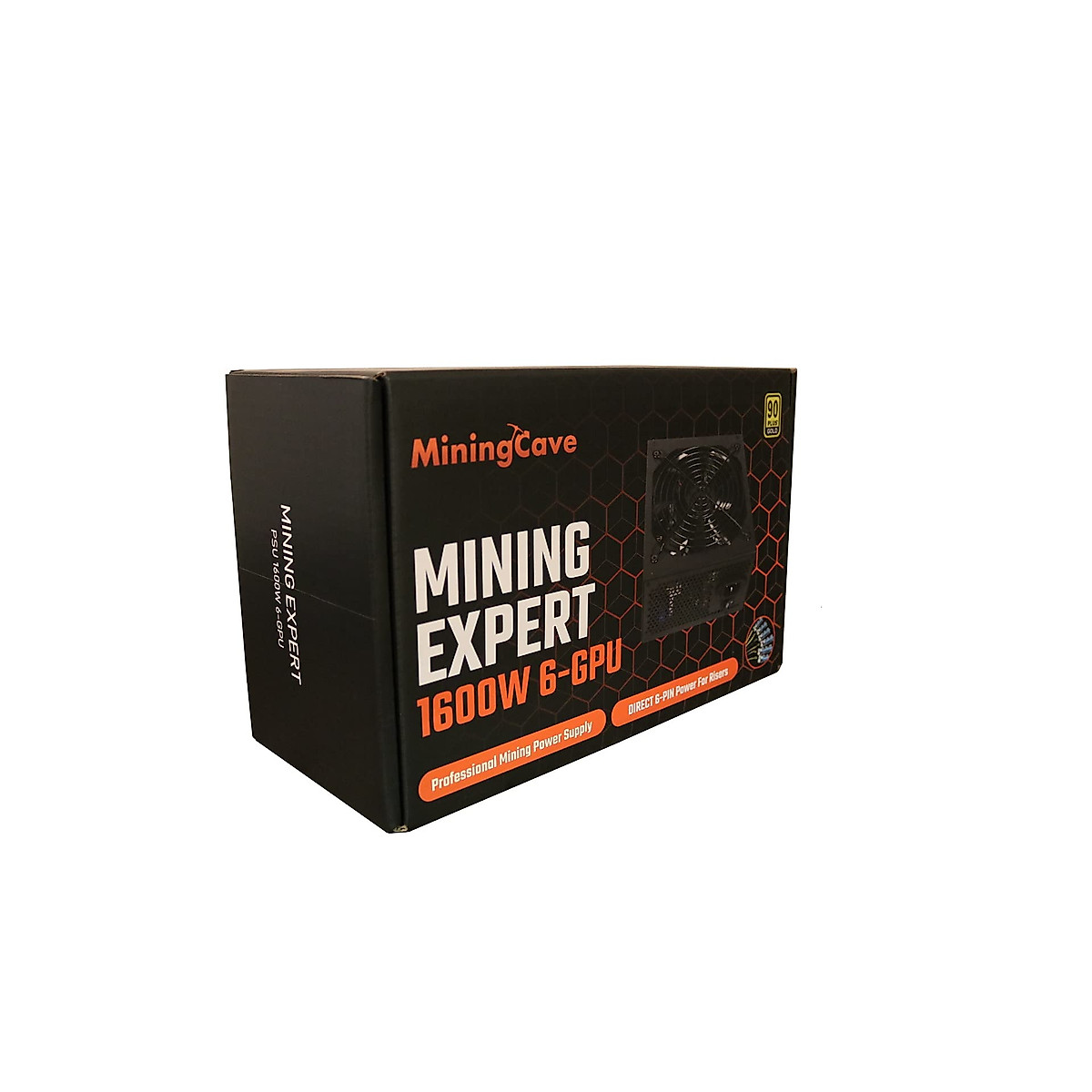 MiningCave Mining Power Supply 1600W Direct 6 PIN to Riser for 6 GPU