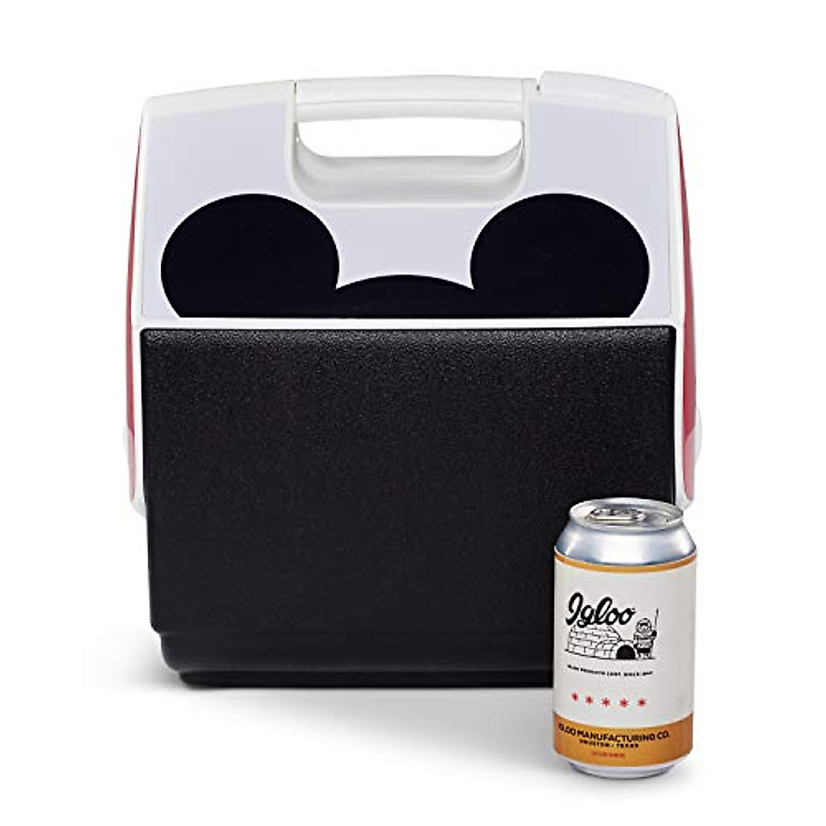 Igloo 7 Quart Limited Edition Disney Mickey Mouse Ears Portable Lunchbox Playmate Pal Cooler Ice Box, Medium