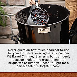 Pit Barrel Cooker Original Ultimate Accessory Pack - Charcoal Chimney Starter, Grill Cover (18.5 inches), Hinged Grill Grate (18.5 inches), Attachable Ash Pan (18.5 inches), and Heat Resistant Pit Gri