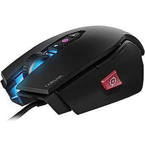Corsair M65 PRO RGB Optical FPS Gaming Mouse (12000 DPI Optical Sensor, Adjustable Weights, 8 Programmable Buttons, 3-Zone RGB Multi-Colour Backlighting, Xbox One Compatible) - Black