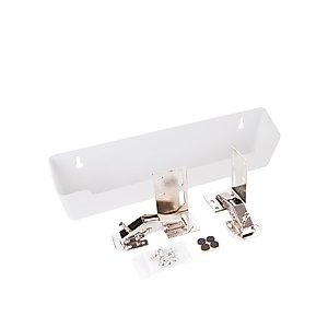 Hardware Resources 11" Accessory False Front Tip-Out Trays - Polymer-White