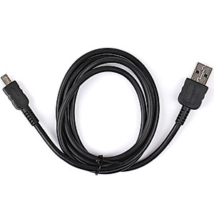 Guerrilla USB cable for TI 84 Plus, TI 84 Plus C Silver Edition, TI 89 Titanium, TI Nspire CX & CX CAS graphing calculators, Black