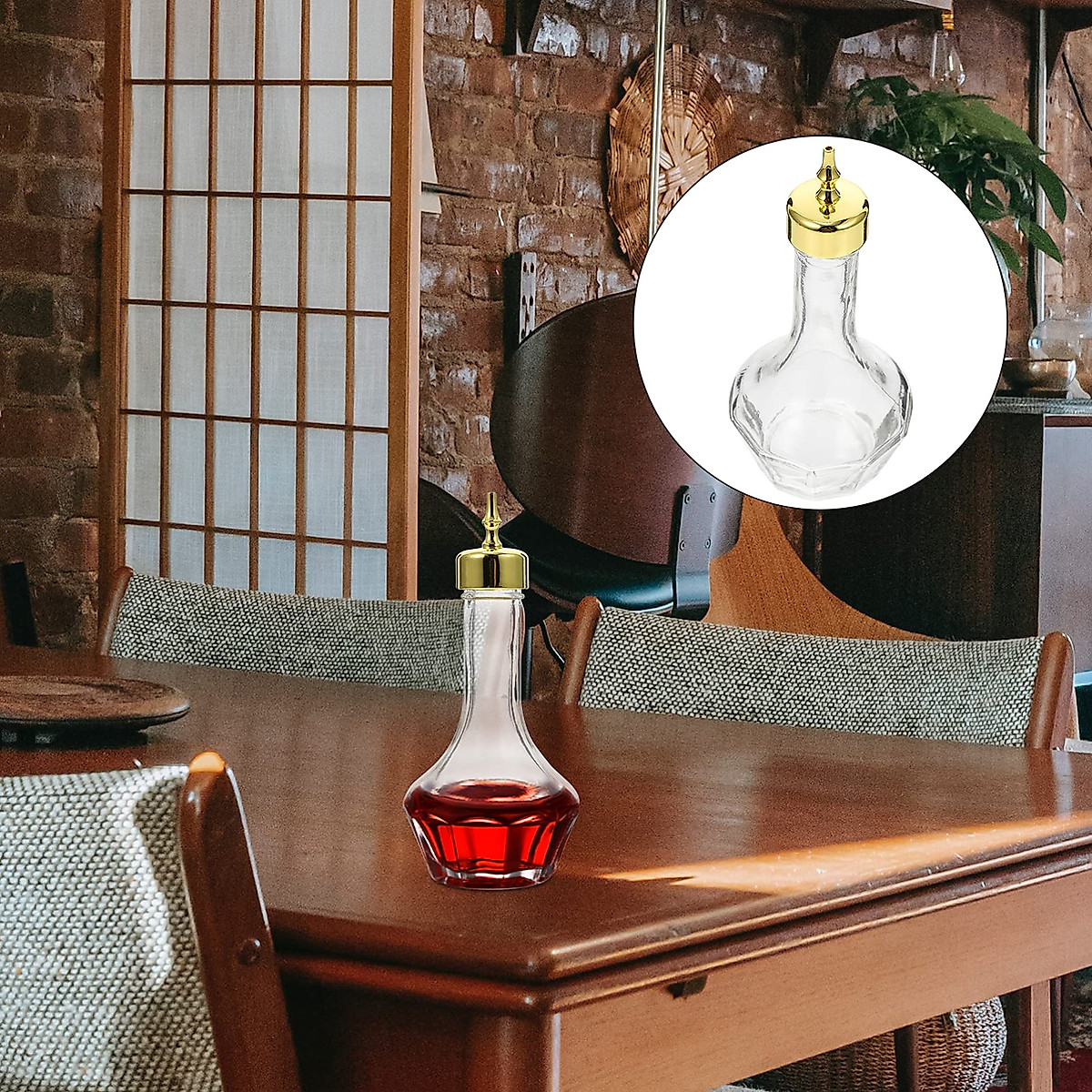 Healifty 3 pcs Bitter Antique Sprayer Bartender's Tools Bar Hand Clear Dispenser Mixer Ml Syrups Craft Mixing Wine Vintage Making Leakproof Bottle Professional Bartending Dasher Handblown