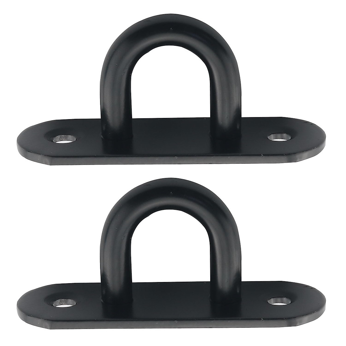 WELWIK 2PCS Stainless Steel U-Hooks Roof Ceiling Fan Hooks Thickened Sandbag Bag Hooks Fixed Hooks Load-Bearing Top Hooks Hook and Eye Pads for Ceiling Mounting Door Fixing Small