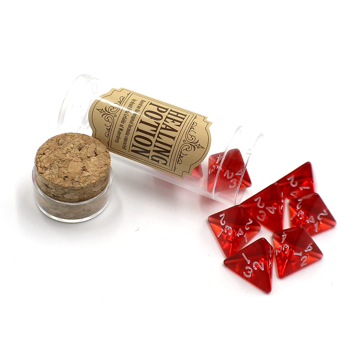 Dahan Dice Druid and Cleric Gift Set with Dice, Box, D20 Stand and Tokens