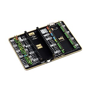waveshare GPIO Expander Module Board for Raspberry Pi Pico, with 1x Raspberry Pi Standard 40PIN Header and 1x Pico 2x20PIN Header,Allows Connecting Raspberry Pi Hats and Pico Expansion Boards