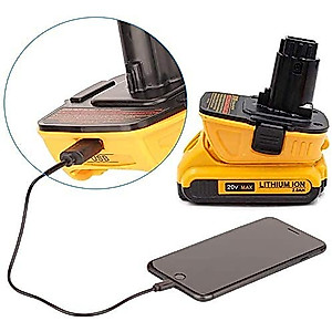 Replacement DCA1820 Battery Adapter Compatible with Dewalt 18V Tools (2 Pack)