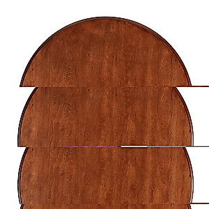 SEI Furniture Barrisdale Modern Farmhouse, Dining Table, Antique White, Whiskey Maple