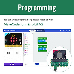 KittenBot Jacdac Starter Kit A with Jacdaptor for Micro:bit V2, Connect and Code Electronics Instantly, for Microsoft Makecode Arcade(Without Micro:bit)