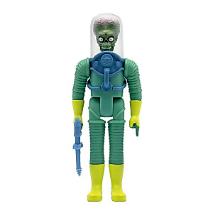 Super7 Mars Attacks Martian The Invasion Begins - 3.75" Mars Attacks Action Figure with Accessory Vintage Collectibles and Retro Toys