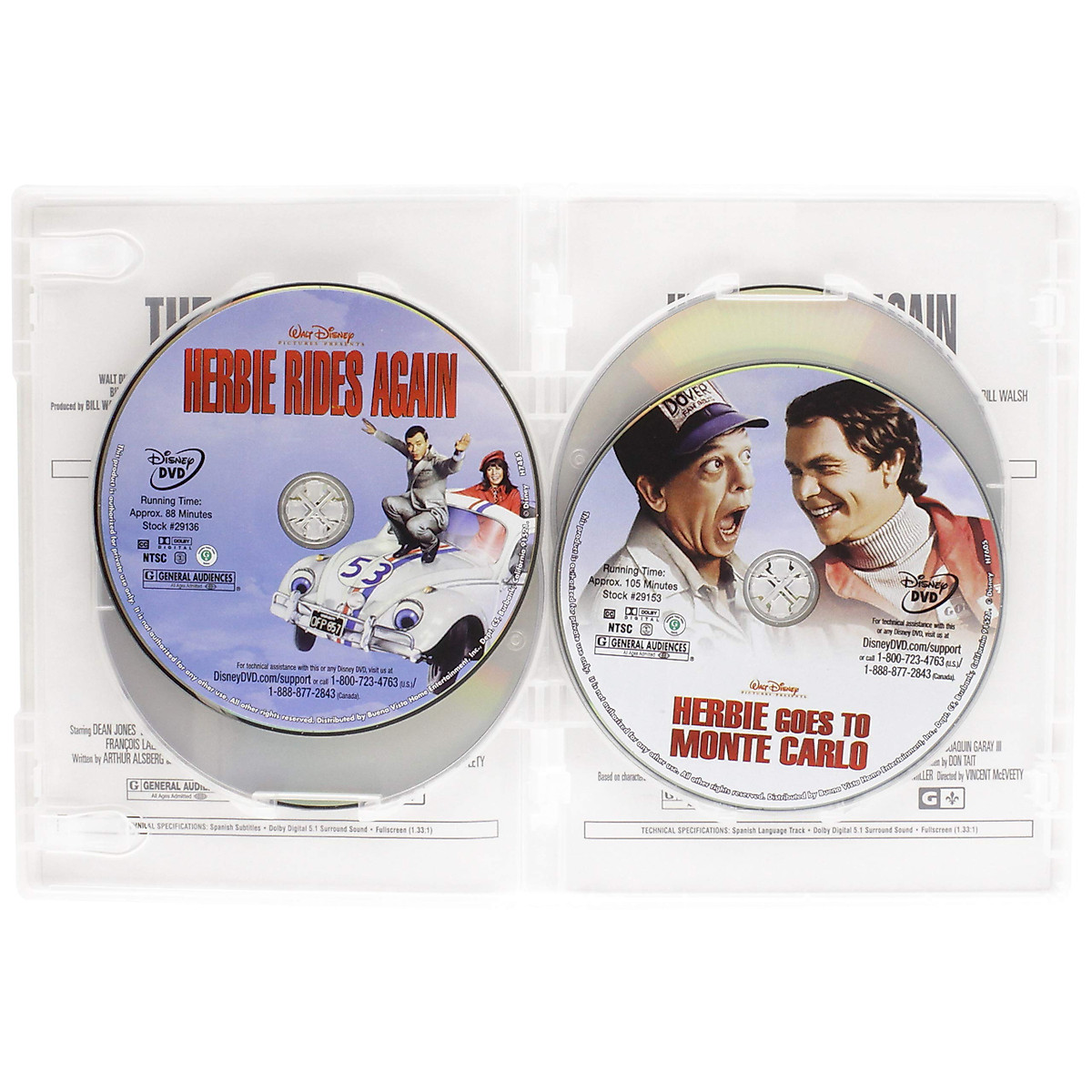 Herbie Collection: The Love Bug/Herbie Rides Again/Herbie Goes To Monte Carlo/Herbie Goes Bananas