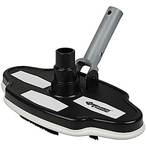 Poolmaster 27412 Deluxe Vinyl Liner Swimming Pool Vacuum, Premier Collection, Medium, Black