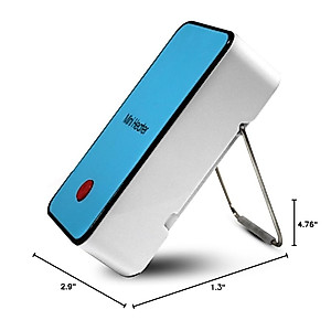Safety Energy-saving Heater Mini Portable Room Office Desktop Electric Fan Heater Air Warmer Blue