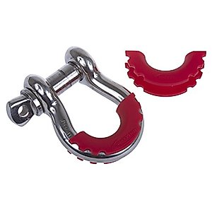 Daystar, Red D-Ring Shackle Isolator, protect your bumper and reduce rattling, KU70056RE, Made in America