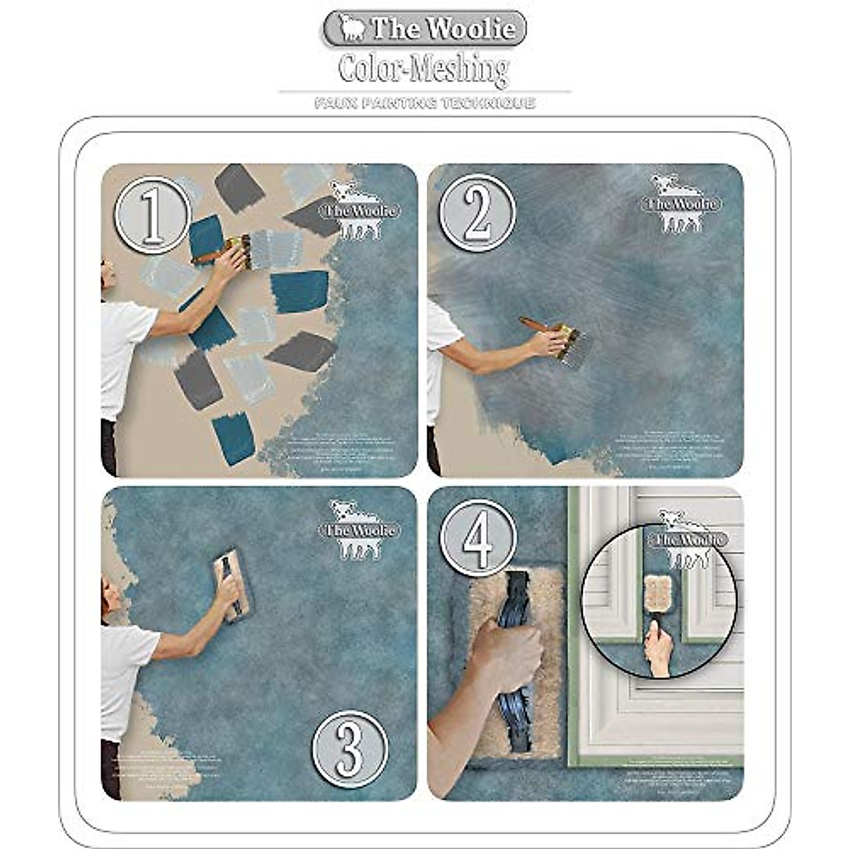 Woolie Inc 100607 The Lambwool Faux Applicator Tool Finishing Kits/Applicators