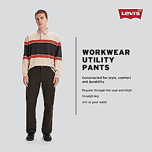 Levi's Men's Workwear Utility Fit Jeans, Ermine Canvas, 30W x 32L