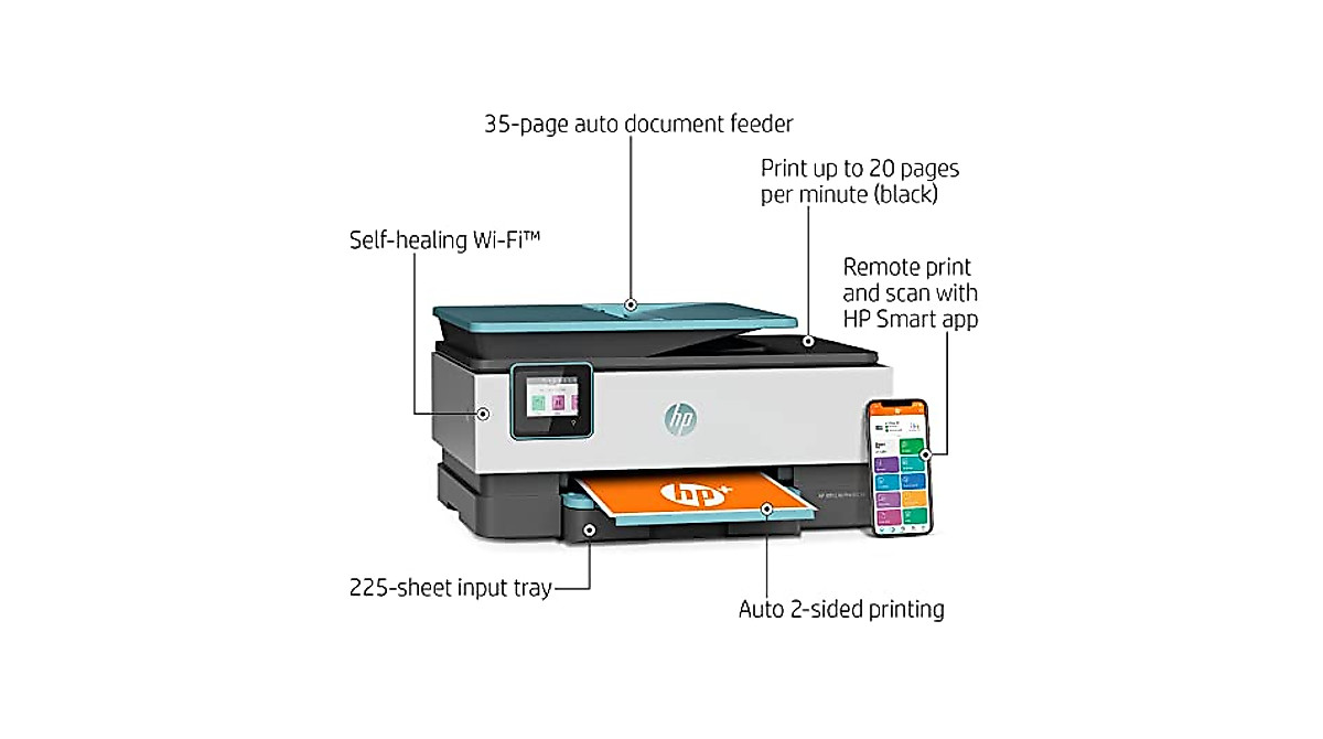 HP Wireless Color All-in-One Printer – Fast & Easy Setup