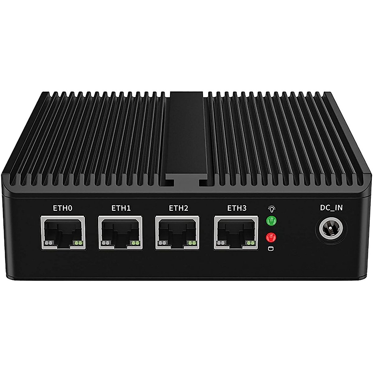 Micro Firewall Appliance, Fanlesss Mini PC, VPN, OPNsense, Soft Router, Intel Processor N100, H11, AES-NI, 4 x Intel 2.5GbE I226-V LAN, HDMI2.0, DP, No RAM, No Storage, No System