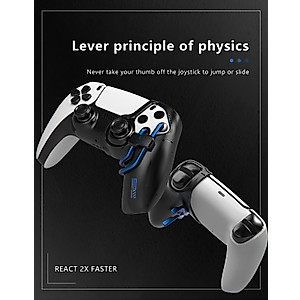 EXknight Deathclaw Back Paddles Attachment, Back Buttons Adapter for PS5 Controller