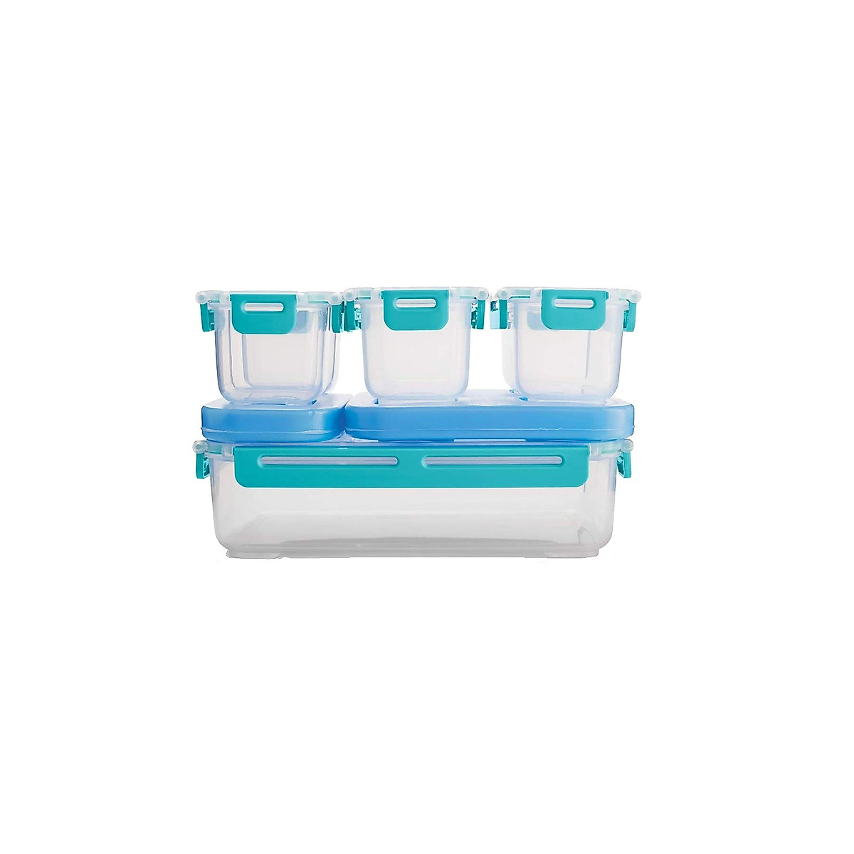 Rubbermaid LunchBlox Leak-Proof Entree Lunch Container Kit, Large, Blue