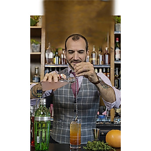 Crafthouse by Fortessa Professional Barware by Charles Joly, Etched Schott Zwiesel Tritan 16.2 oz Iced Beverage, Longdrink, Collins Barware/Cocktail Glass, Set of 4