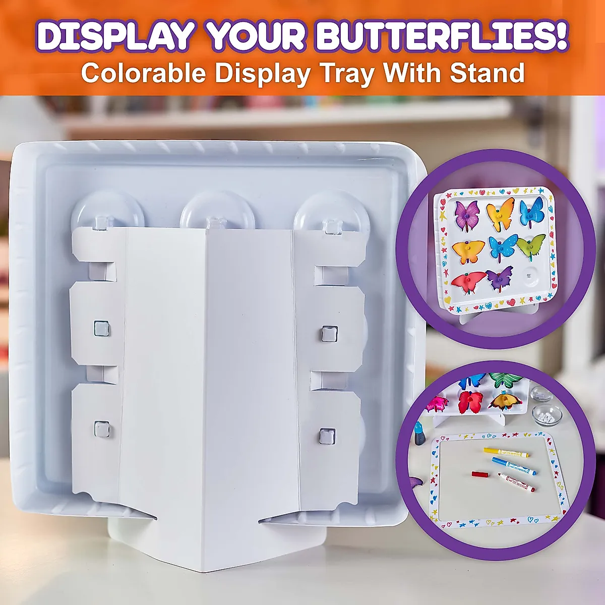Crayola Paper Butterfly Science Kit, STEAM Toy, Gift for Kids, Ages 7, 8, 9, 10