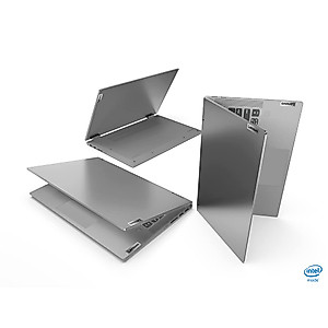 Lenovo 2022 Newest Flex 5i 14" FHD Touchscreen 2-in-1 Laptop Computer, Dual Core Intel i3-1115G4 (Upto 4.1GHz, Beats i5-1030G7), 4GB RAM, 256GB SSD, WiFi, Webcam, Platinum Gray, Win 11+MarxsolCables