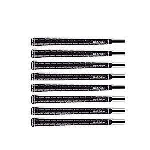 Set of 8 - Golf Pride Tour Wrap 2G (Black Midsize (60 Round))